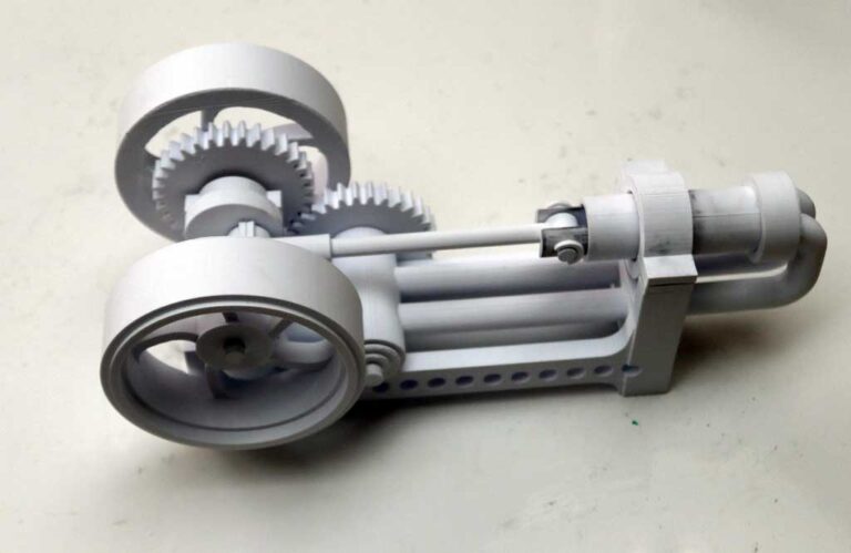 YouTuber shows functional 3D-printed motor with innovative valve technology