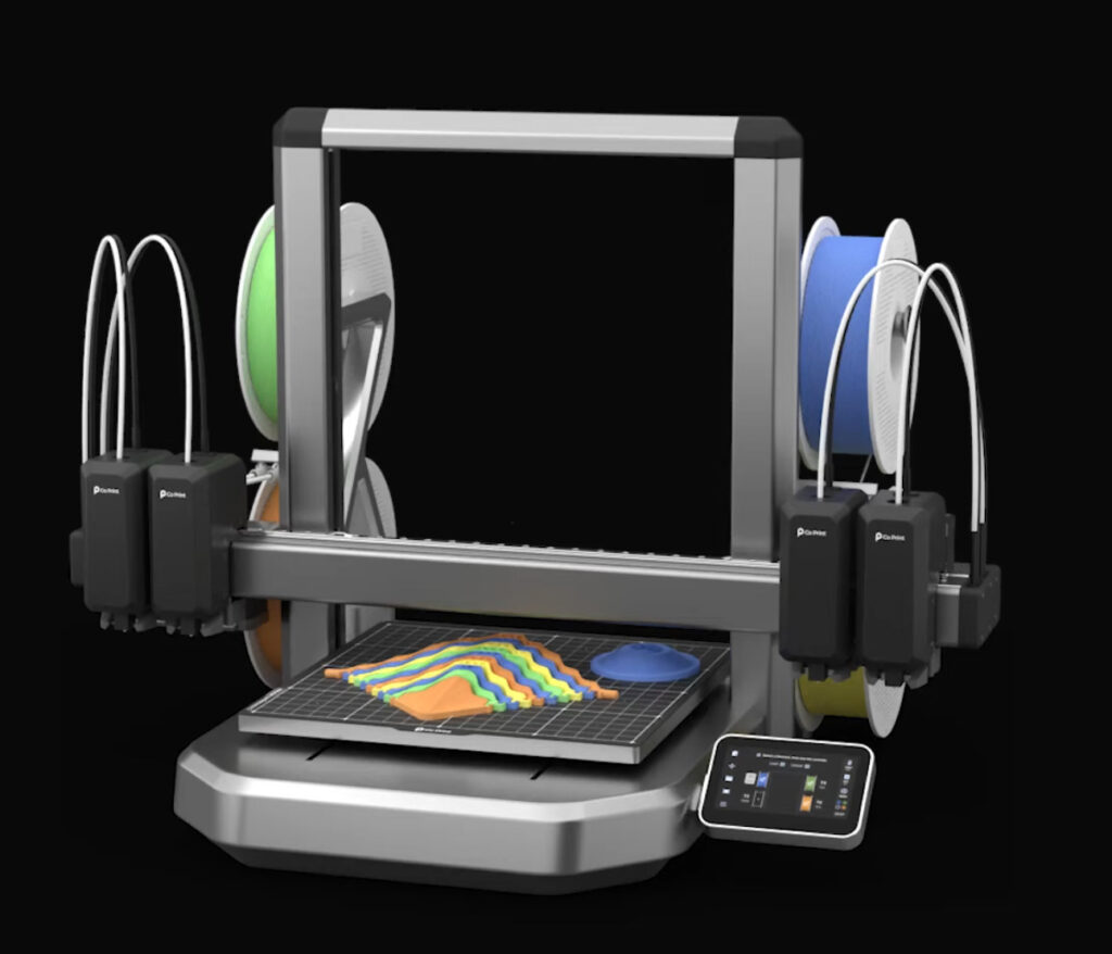 Co Print Quadro: Four independent toolheads enable waste-free ...