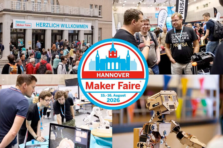Nos dias 15 e 16 de agosto de 2026, a Maker Faire Hannover mostrará o ...