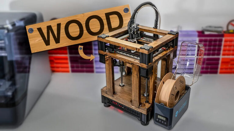 YouTuber construye una impresora 3D de madera basada en Voron-0