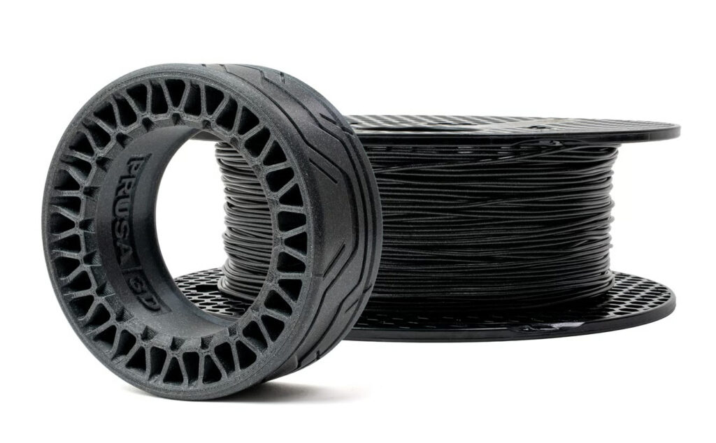 Prusa now offers TPU 95A in Galaxy Black